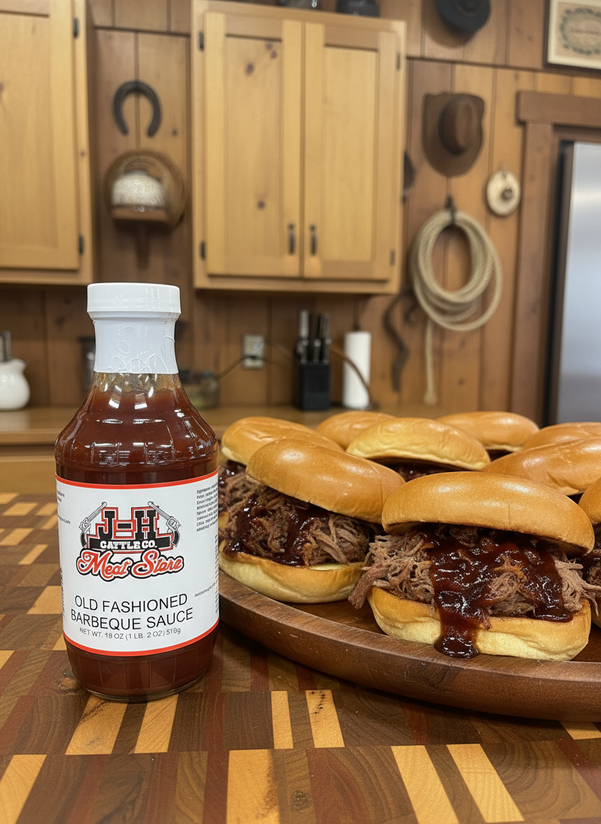 Old Fashioned BBQ Sauce - Pint – J-H Cattle Co. Meat Store