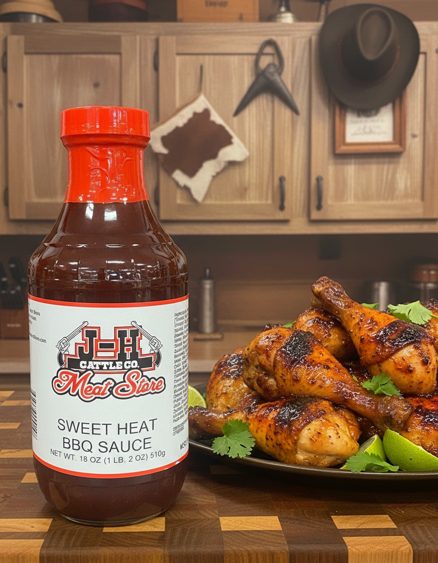 Sweet Heat BBQ Sauce - Pint – J-H Cattle Co. Meat Store